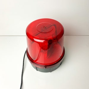 Vintage Emergency Red Light Rotating 360 Warning Lamp Party - Etsy