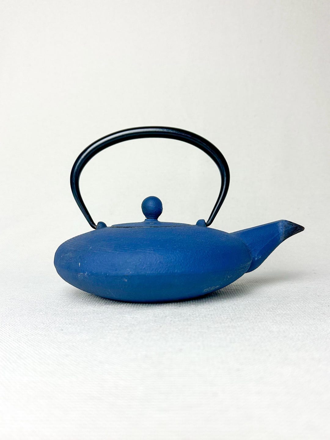 Cast Iron Teapot Navy Blue Kiyomizu Ware Nambu Japanese Teapot - Etsy