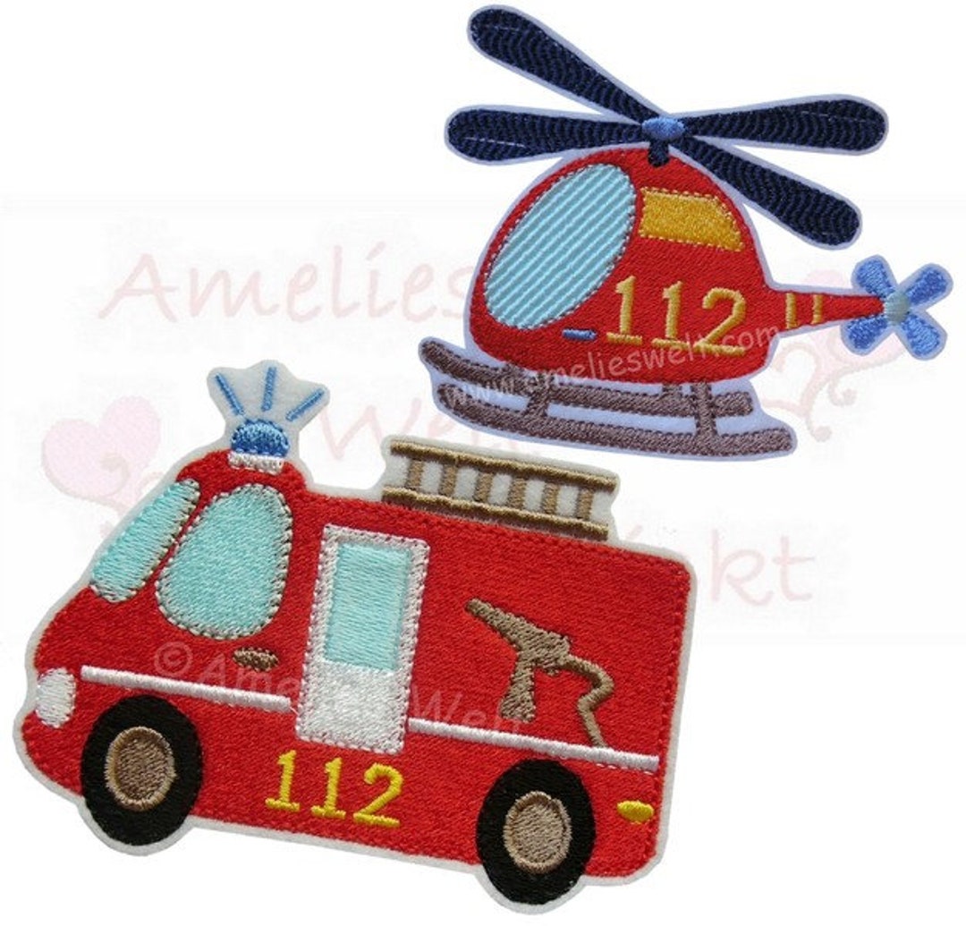 Fire Brigade Bus & Fire Brigade Helicopter in Set Fire Truck ...
