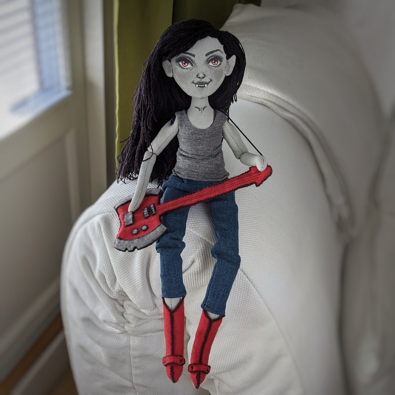 Marceline the vampire queen doll MADE TO ORDER Adventure Time | Etsy