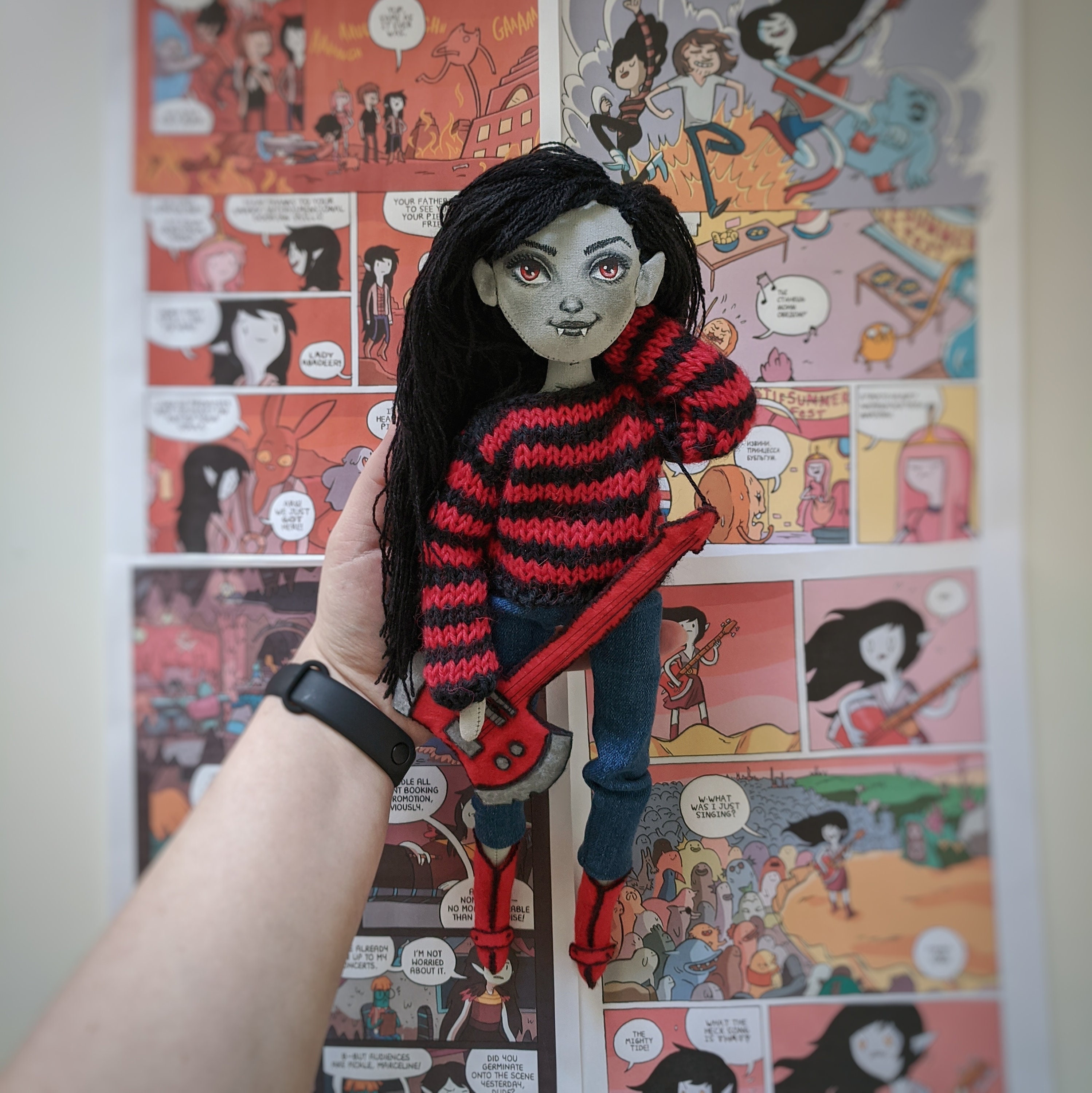 Marceline the vampire queen doll MADE TO ORDER Adventure Time | Etsy