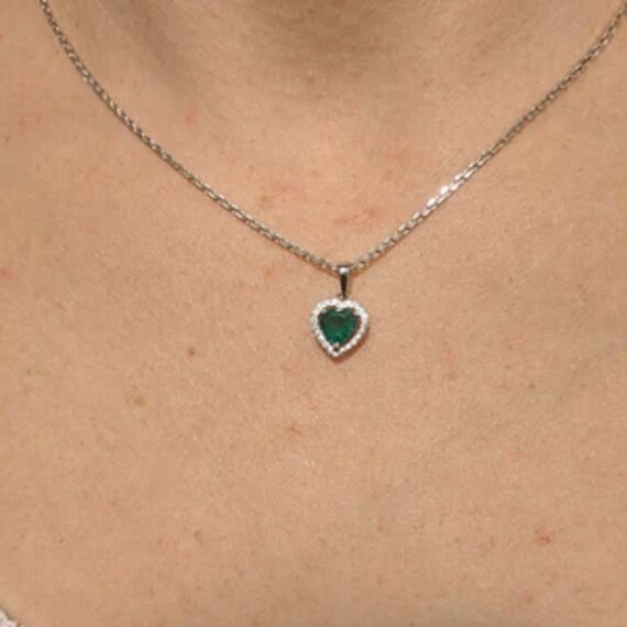 Emerald Heart Locket