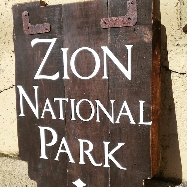 National Park Entrance Sign - Etsy