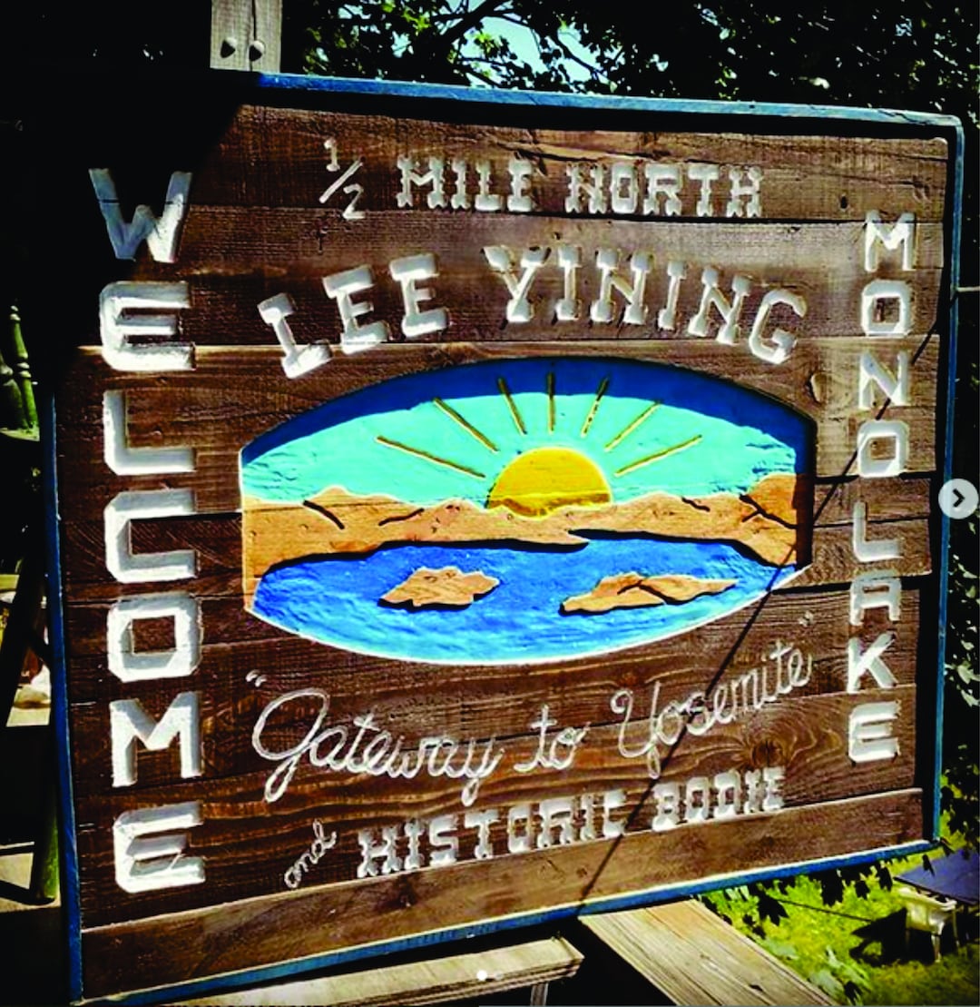 Lee Vining - Gateway to Yosemite Sign - Etsy