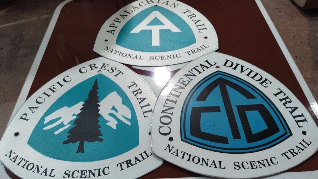 6" X 6" Aluminum Trail Badges - AT, Pct, Cdt, Pnwt, Nct - Etsy