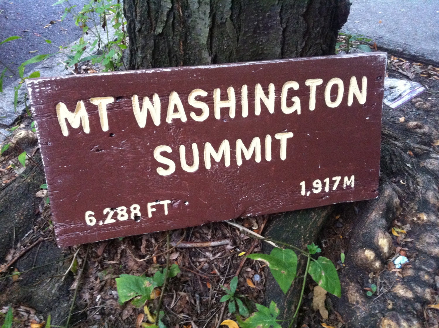 Mount Washington Summit Sign Hand Carved - Etsy