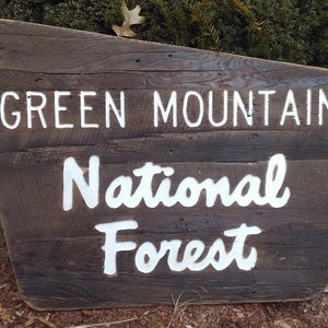Green Mountain National Forest Sign - Etsy