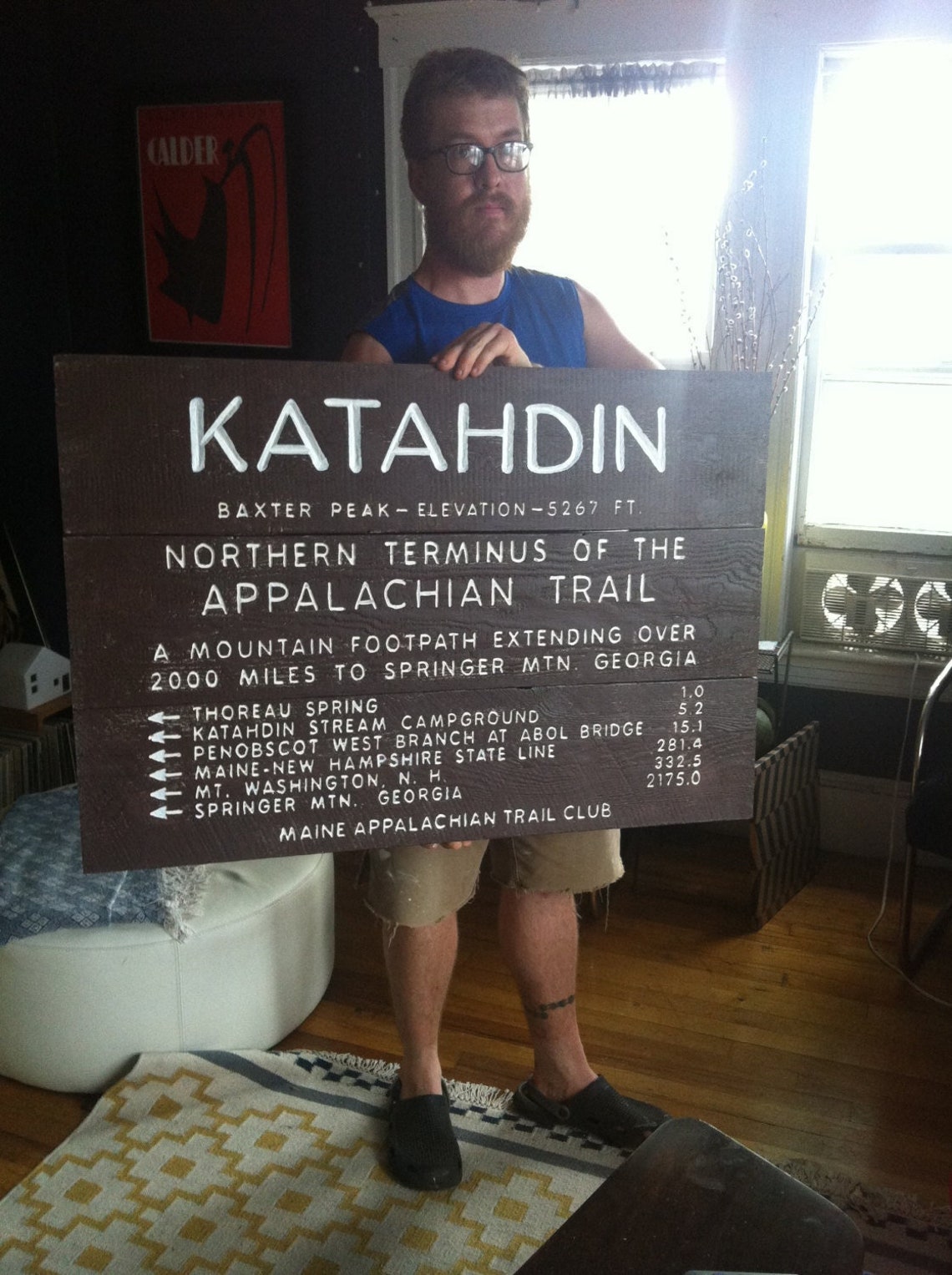 Full Sized Carved Katahdin Summit Sign Replica - Etsy