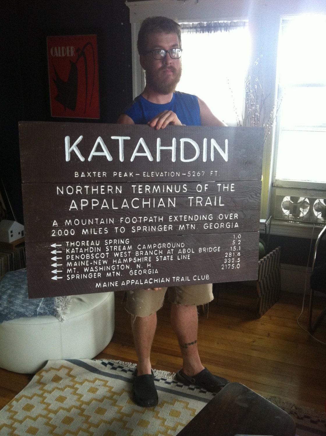 Full Sized Carved Katahdin Summit Sign Replica - Etsy