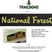 National Forest Script Header Trail Sign - Etsy