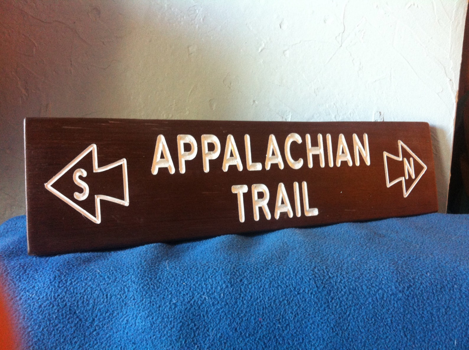 Hand-carved Appalachian Trail Sign -- North/south - Etsy