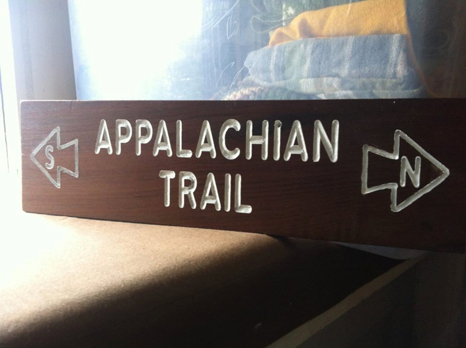Hand-carved Appalachian Trail Sign -- North/south - Etsy