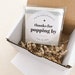 Thanks for Popping By, Personalized Popcorn Favor Stickers, Round Favor ...