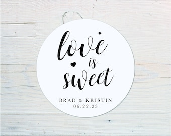 Love is Sweet Labels | Etsy