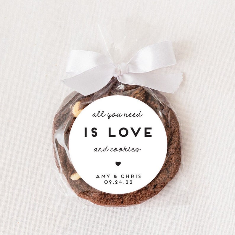 Personalized Stickers for Cookie Favors, Round Treat Labels, 2.5 Inch ...