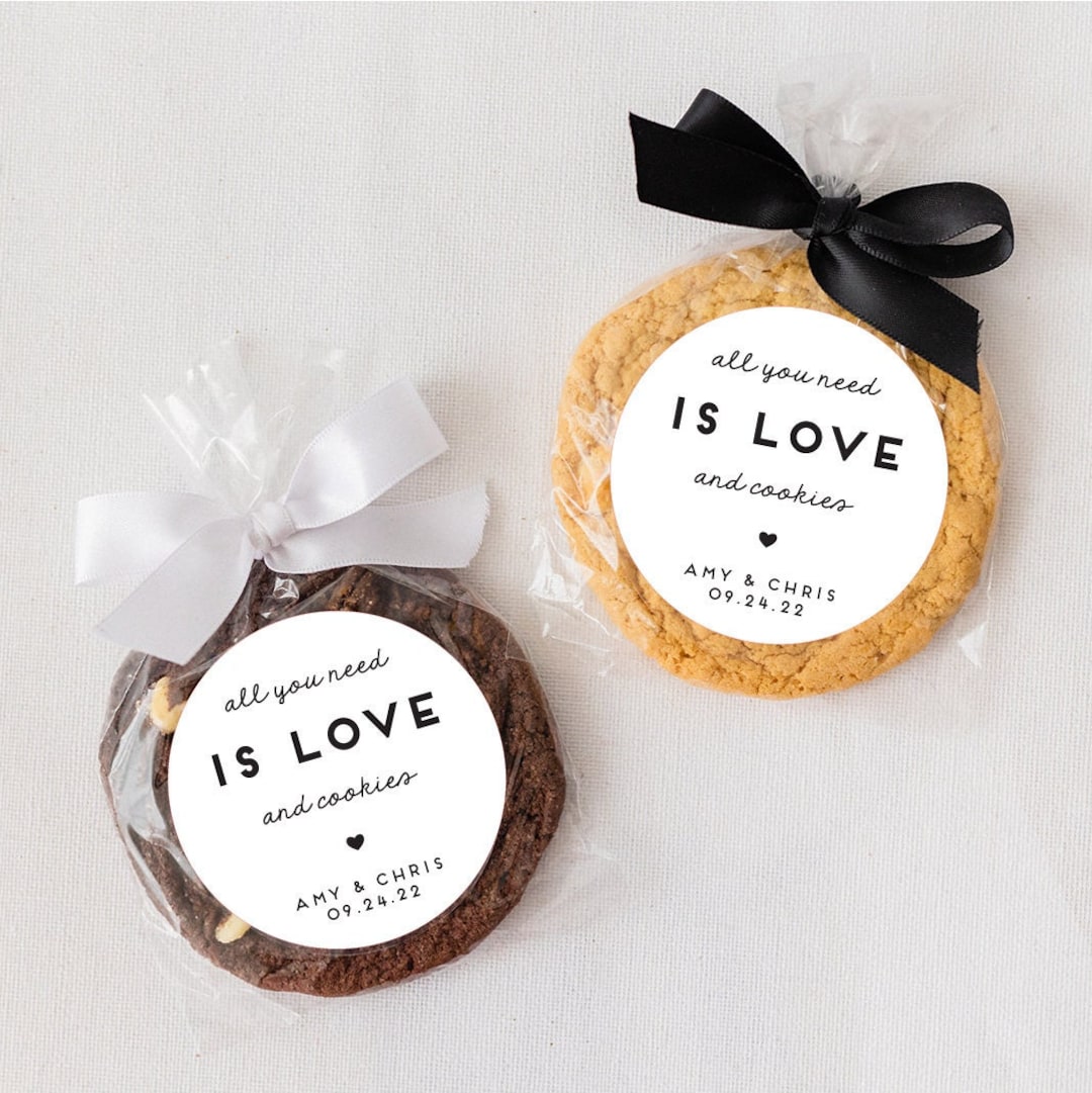 Personalized Stickers for Cookie Favors, Round Treat Labels, 2.5 Inch ...