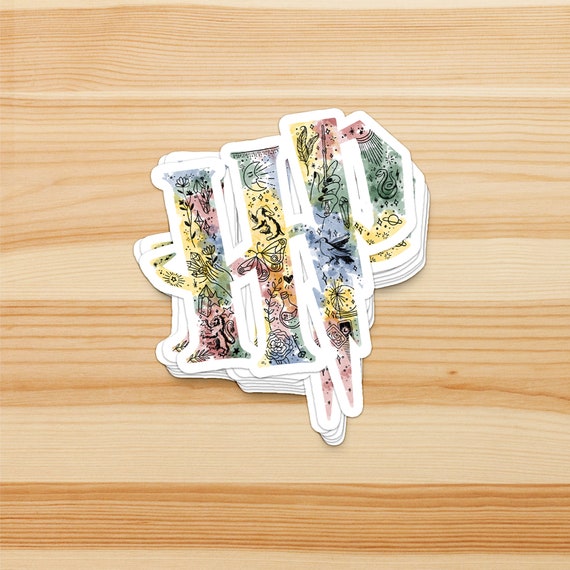 Hogwarts House Sticker | Etsy
