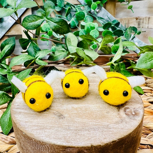 Felt Bee - Etsy