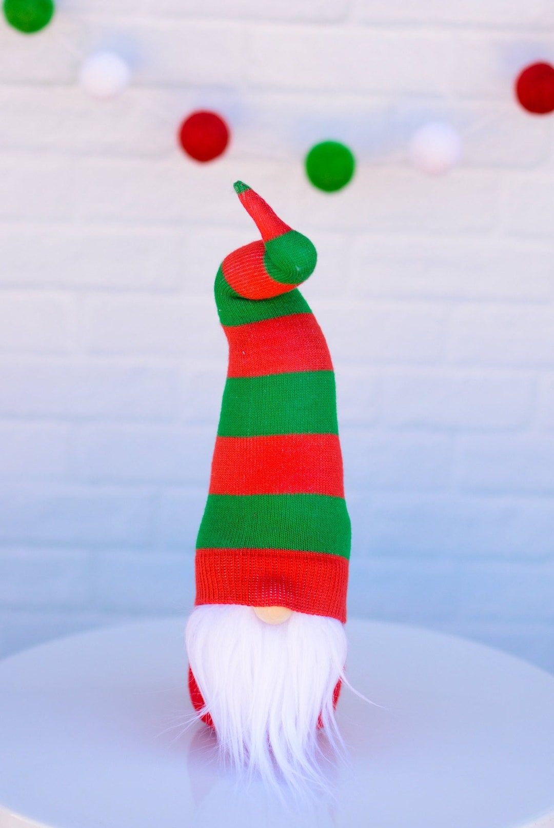 CHRISTMAS GNOMES Elf Gnome, Holiday Gnome, Gnome, Red & Green Gnome ...