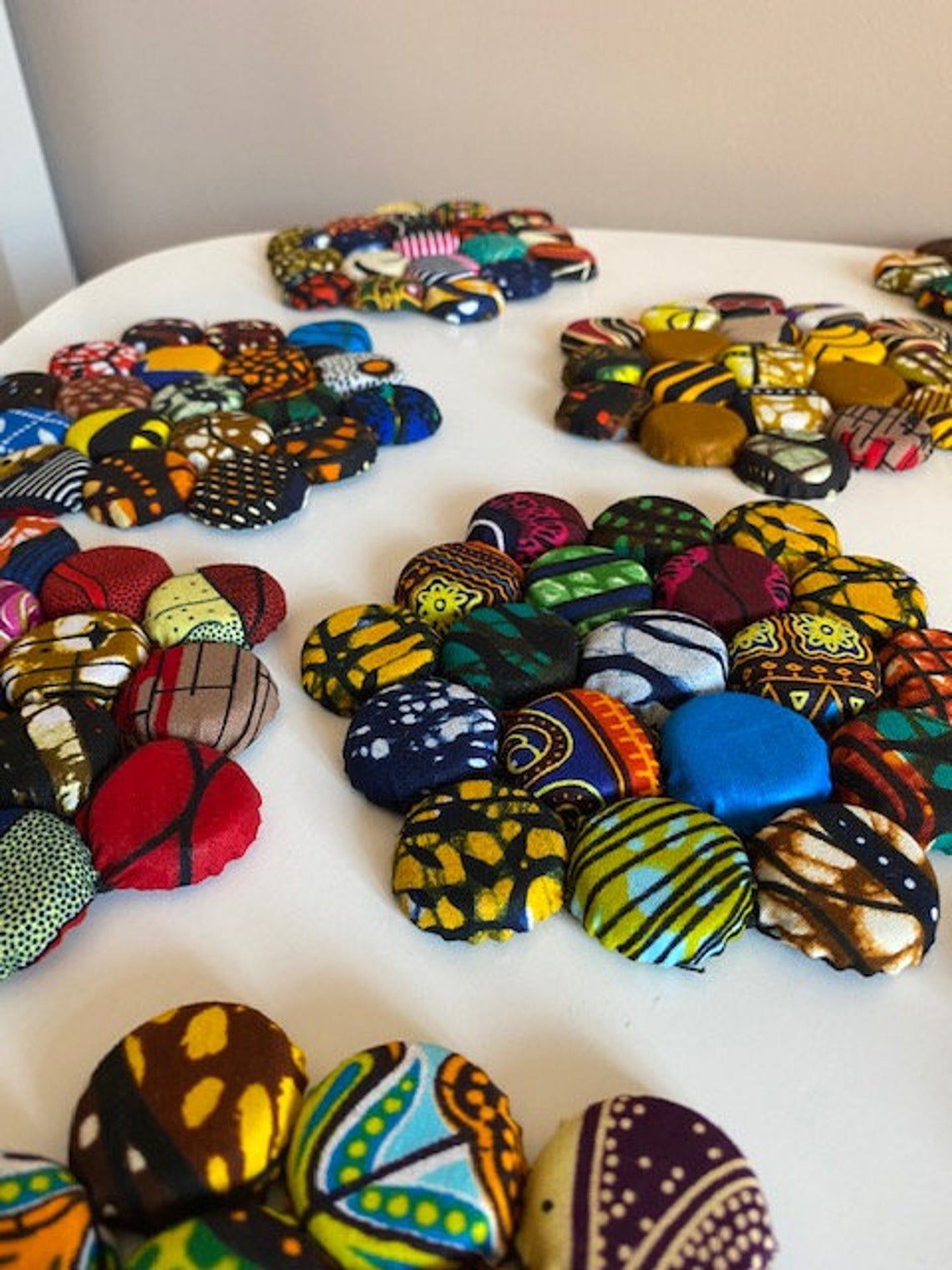 Beautiful Fun African Recycled Bottle-top Coasters - Etsy