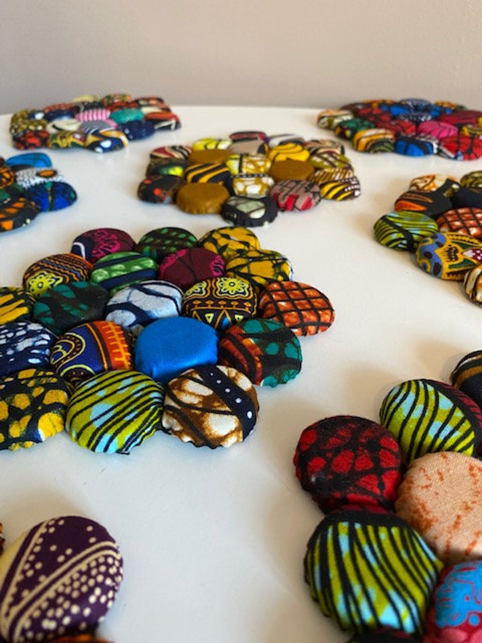Beautiful Fun African Recycled Bottle-top Coasters - Etsy