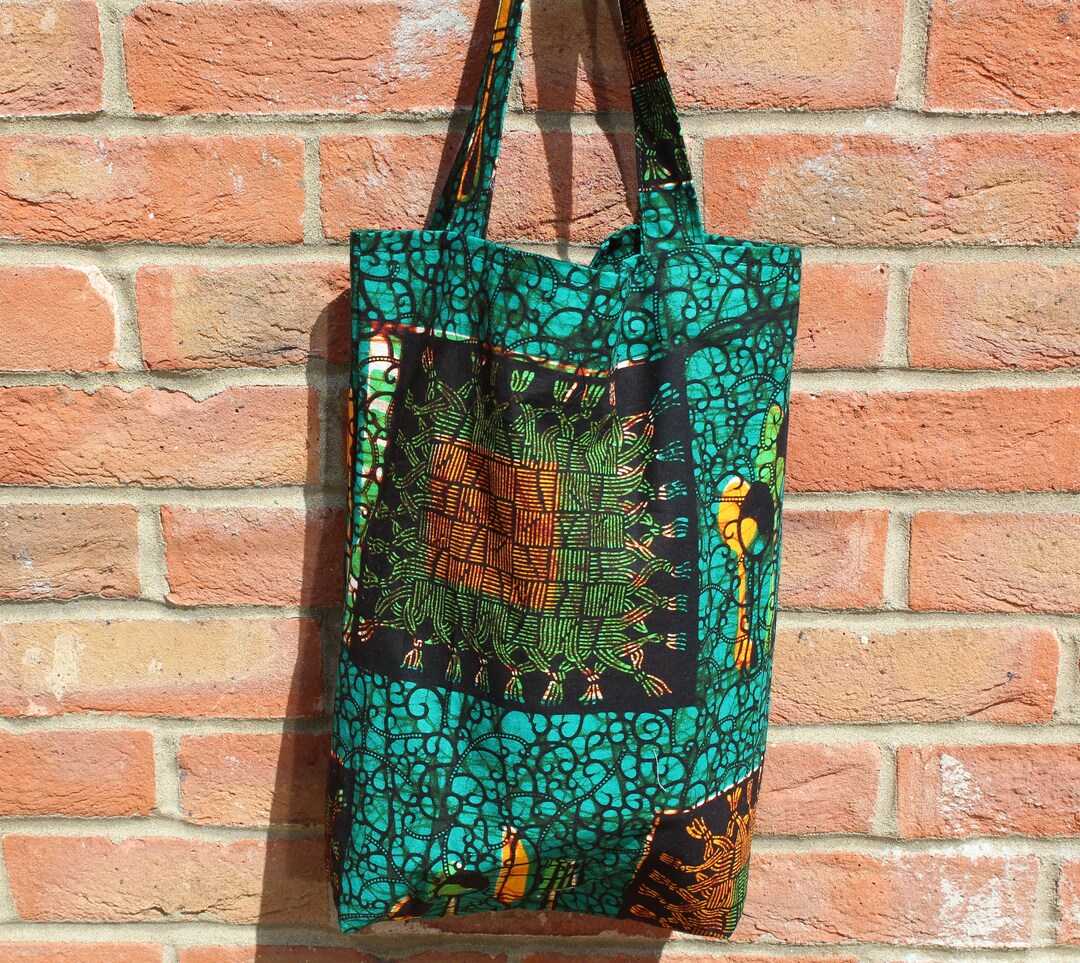 African Kitenge Tote Bag - Etsy UK