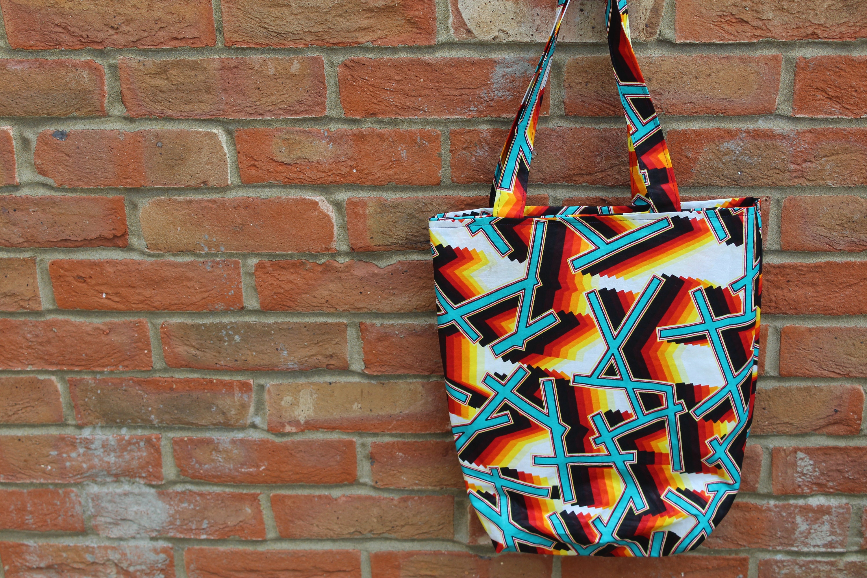 African Kitenge Tote Bag - Etsy UK