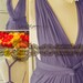 Purple Infinity Bridesmaid Dress With Long Straps and Folded - Etsy