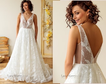 Deep V Back Dress Pattern - Etsy