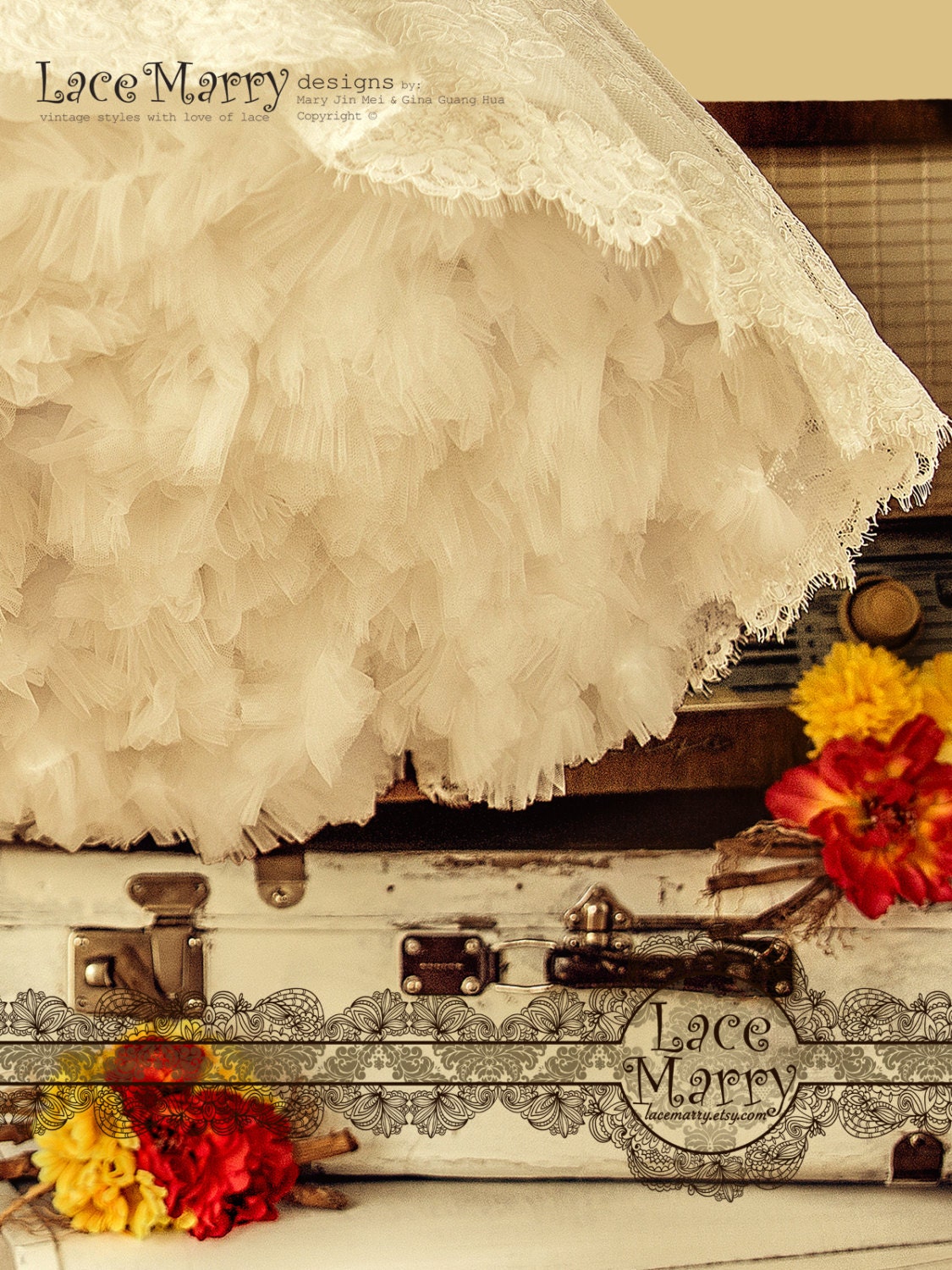 1950's Vintage Inspired Petticoat in Circle Sun Cut Made of 1950's Vintage Inspired Petticoat in Circle Sun Cut Made of