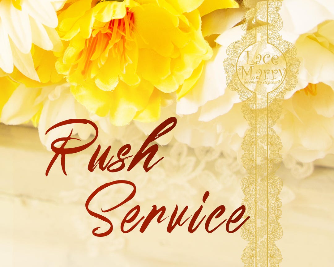 Rush Service, Priority and Express Shipping for Your Beautiful Dress - Etsy