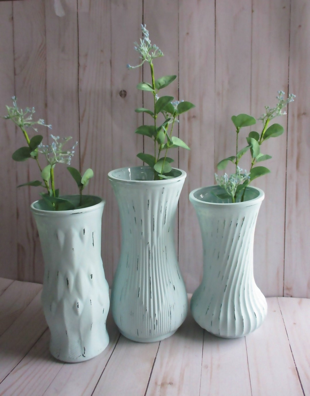 Glass Vases, Painted Vases, Distressed Vases, Flower Vases, Table ...