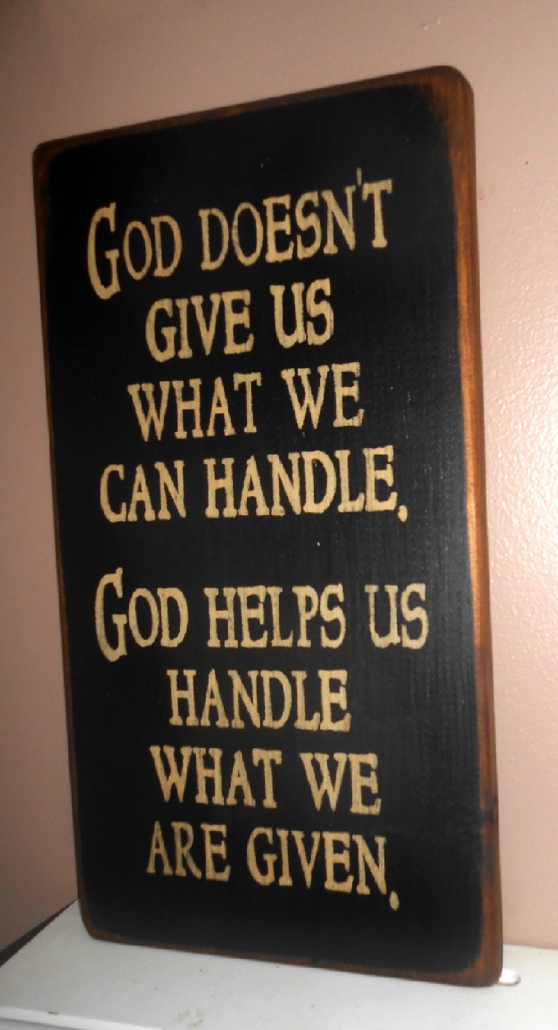 God Wall Sign Stenciled Wooden Wall Sign Black and Taupe | Etsy