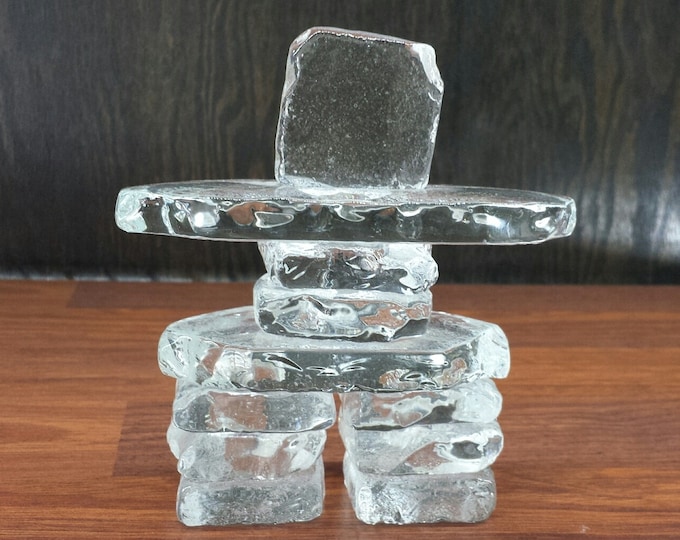 Inukshuk Glass and Stone / Inukshuk Verre Et Granite - Etsy Canada