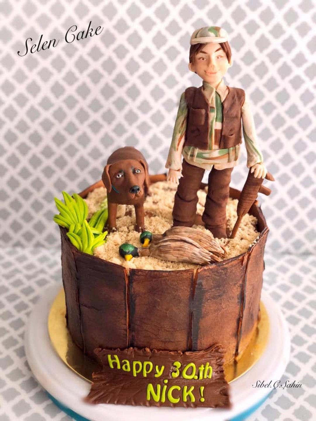 3D Hunter Cake - Etsy