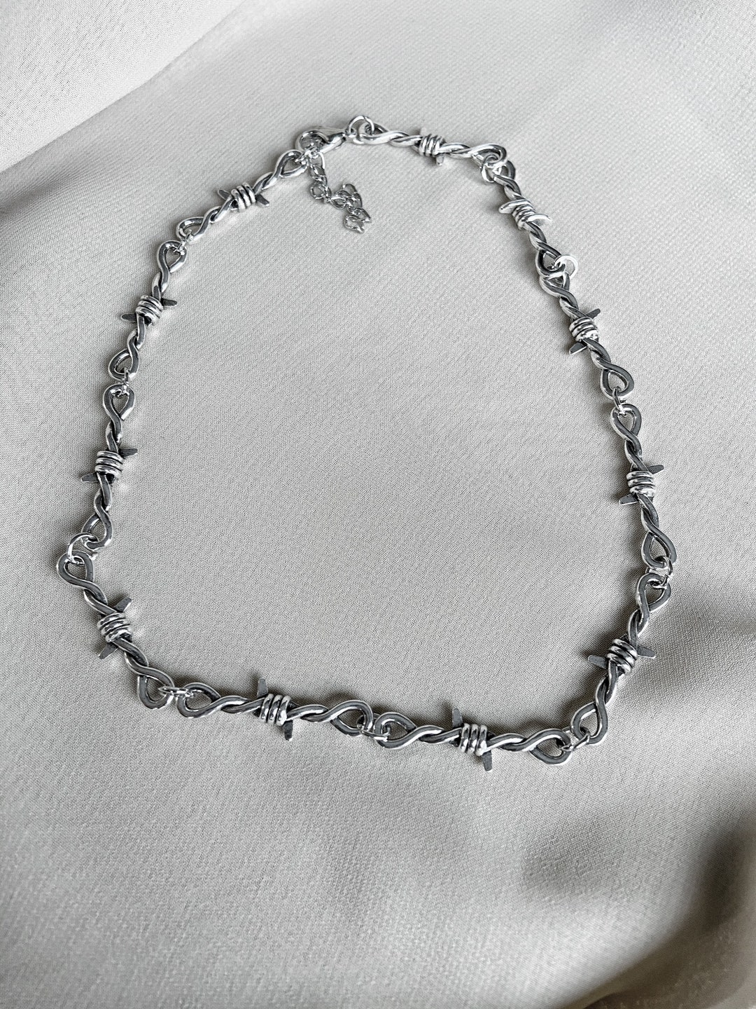 Barbed Wire Choker Necklace - Etsy