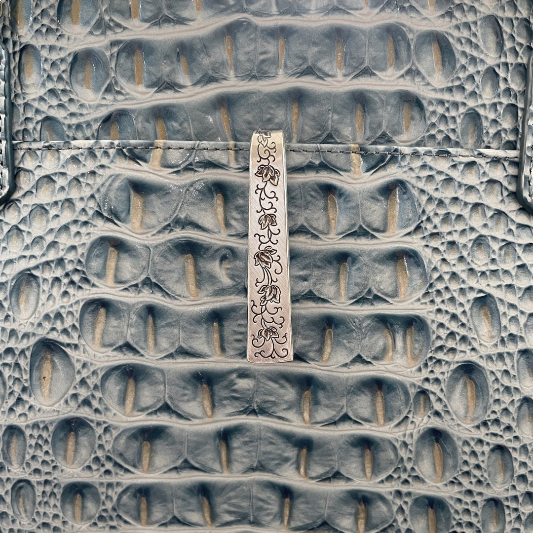 Spoon Purse Hook Keychain, Key Finder, Silverplate, Silver Lace, Floral ...