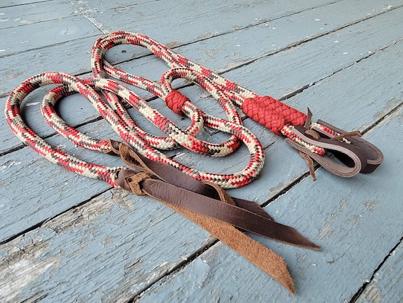 Custom Made Yacht Rope Split Reins Choose Your Colors - Etsy