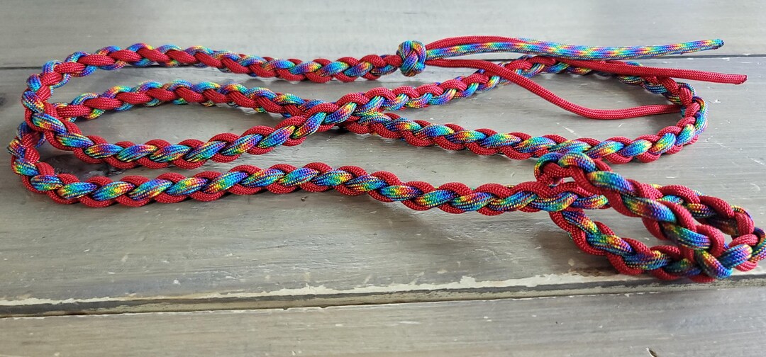 READY TO SHIP - Paracord Over and Under Barrel Racing Whip - Etsy