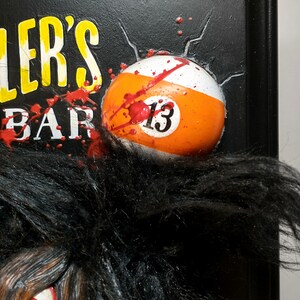 WEREWOLF Polymer Clay Sculpture Table Top Display OOAK Lycan Skinwalker ...