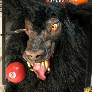 WEREWOLF Polymer Clay Sculpture Table Top Display OOAK Lycan Skinwalker ...