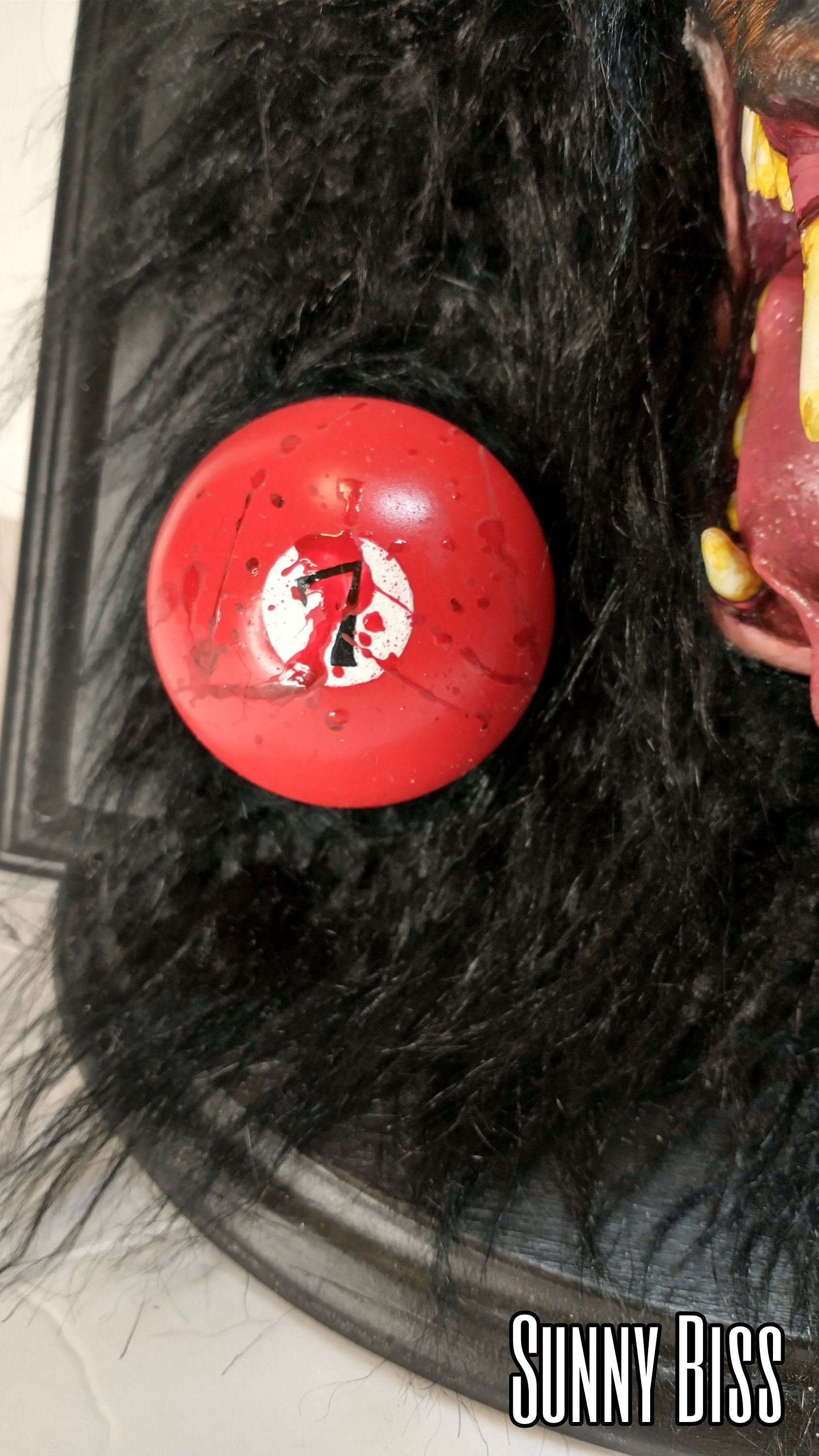 WEREWOLF Polymer Clay Sculpture Table Top Display OOAK Lycan Skinwalker ...