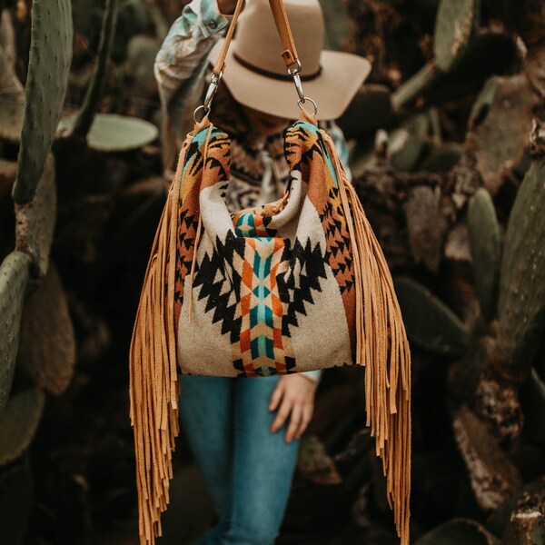 Leather Fringe Purse - Etsy