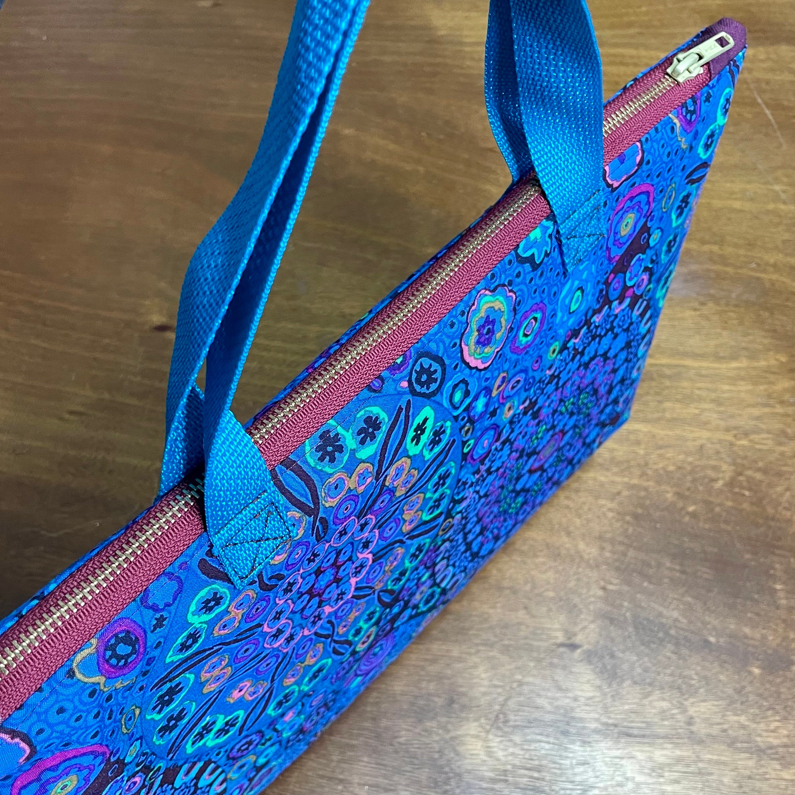 Upcycled Laptop Bag Repurposed Fabric Bag Made From Upcycled Materials ...