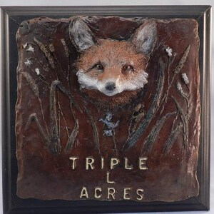 Original Solid BRONZE Art Sculpture~red Fox Statue~figure~customized ...