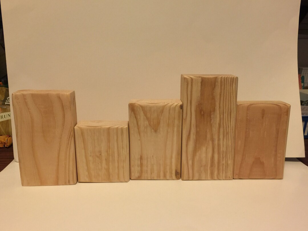 DIY Unfinished Blocks - Unfinished - Unfinished Blocks - DIY 5 - Etsy