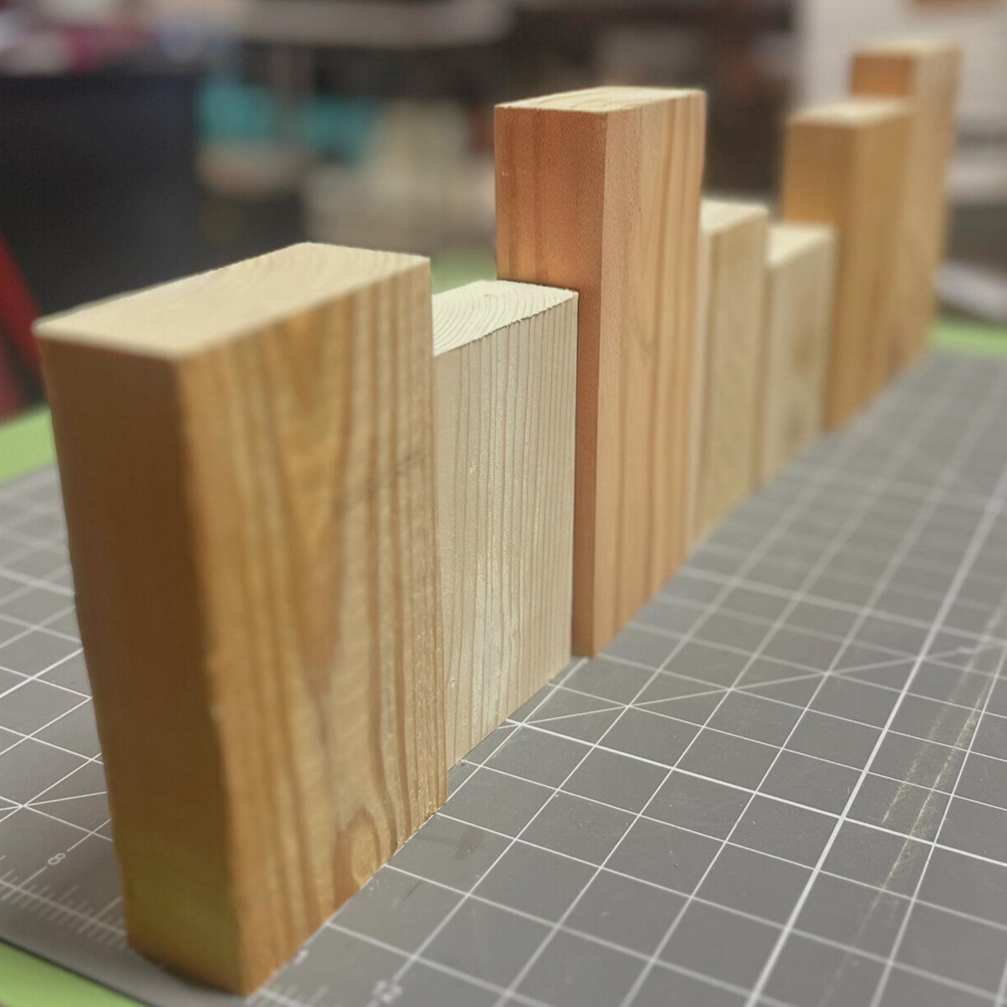 Bulk Blank Wood Blocks for Crafts Unfinished Wooden Block Case Pack 2x4 ...