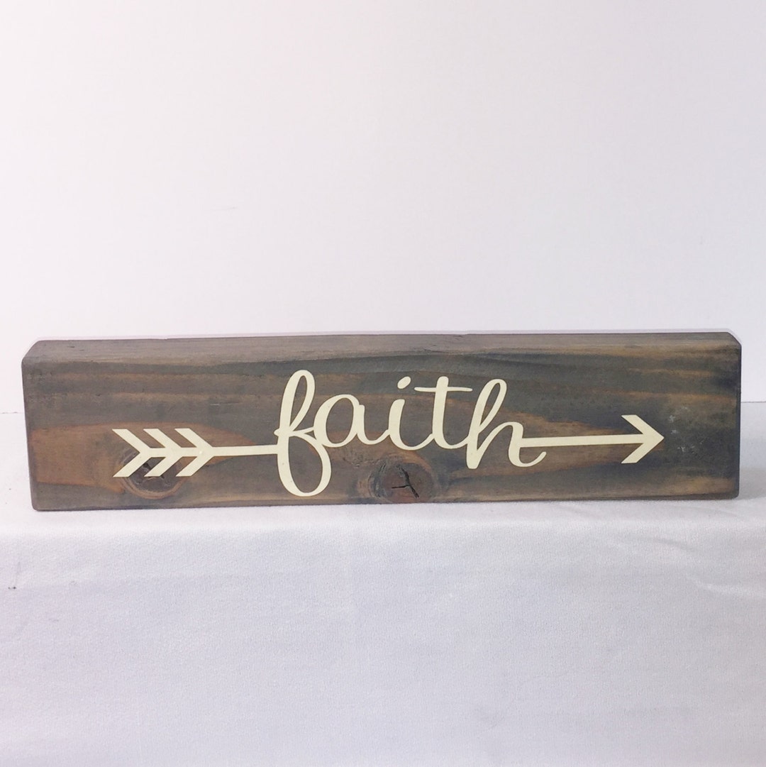 Wooden Shelf Sitter Word Arrow Shelf Sitter Gray - Etsy