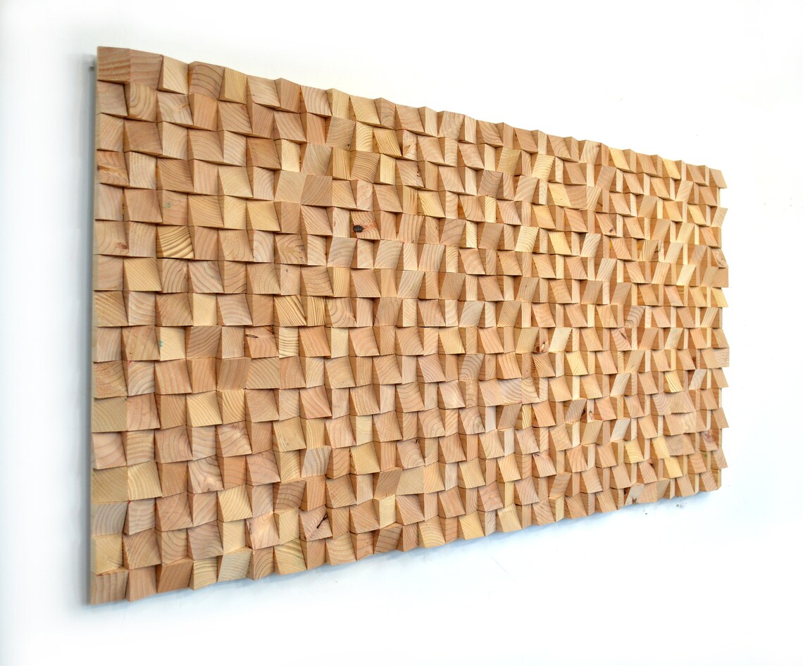 Sound Diffusing Acoustic Wood Wall Art Custom Sizes And Etsy