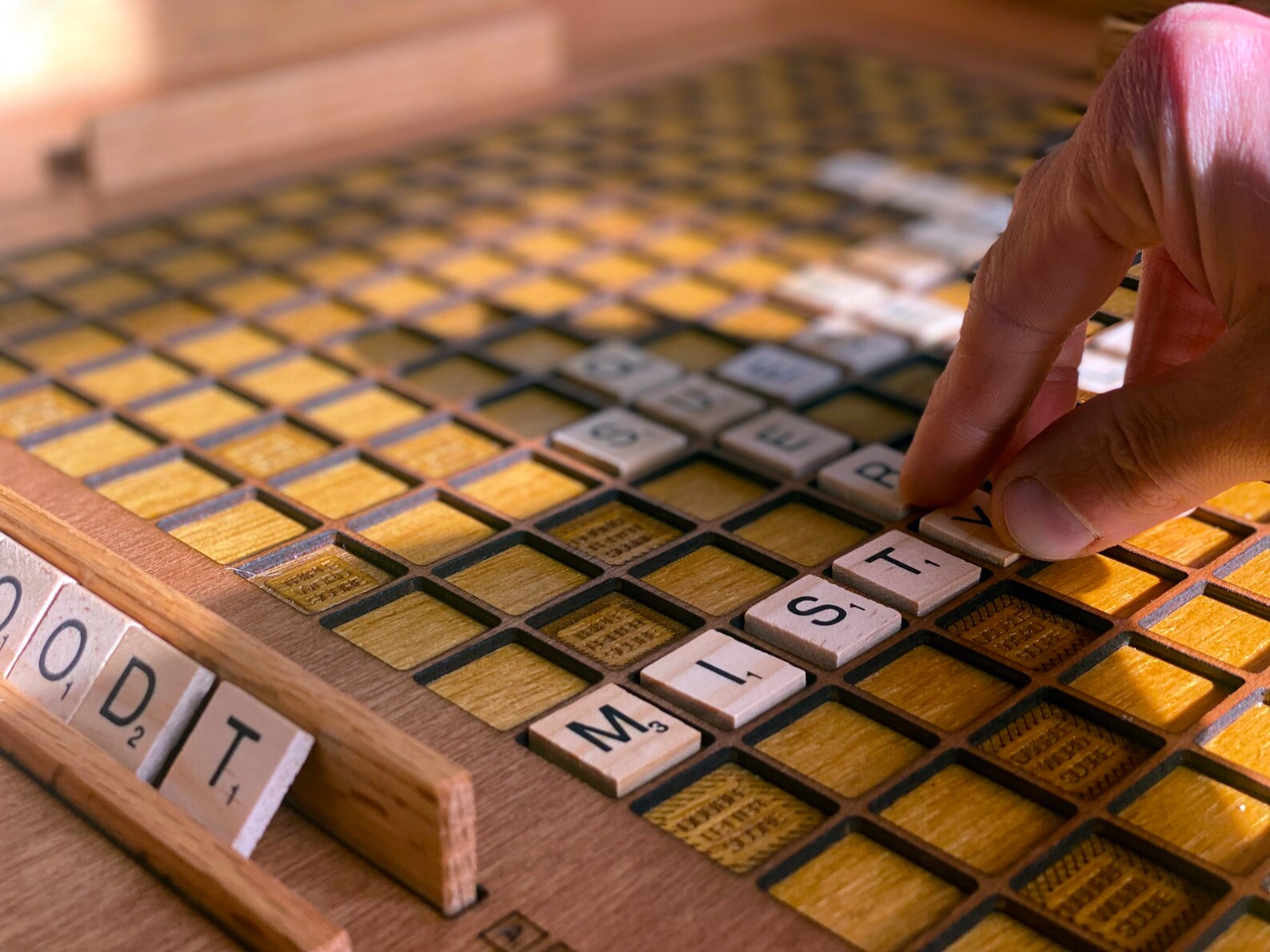 Rustic Scrabble Coffee Table With Removable Top Letter Tiles Included ...